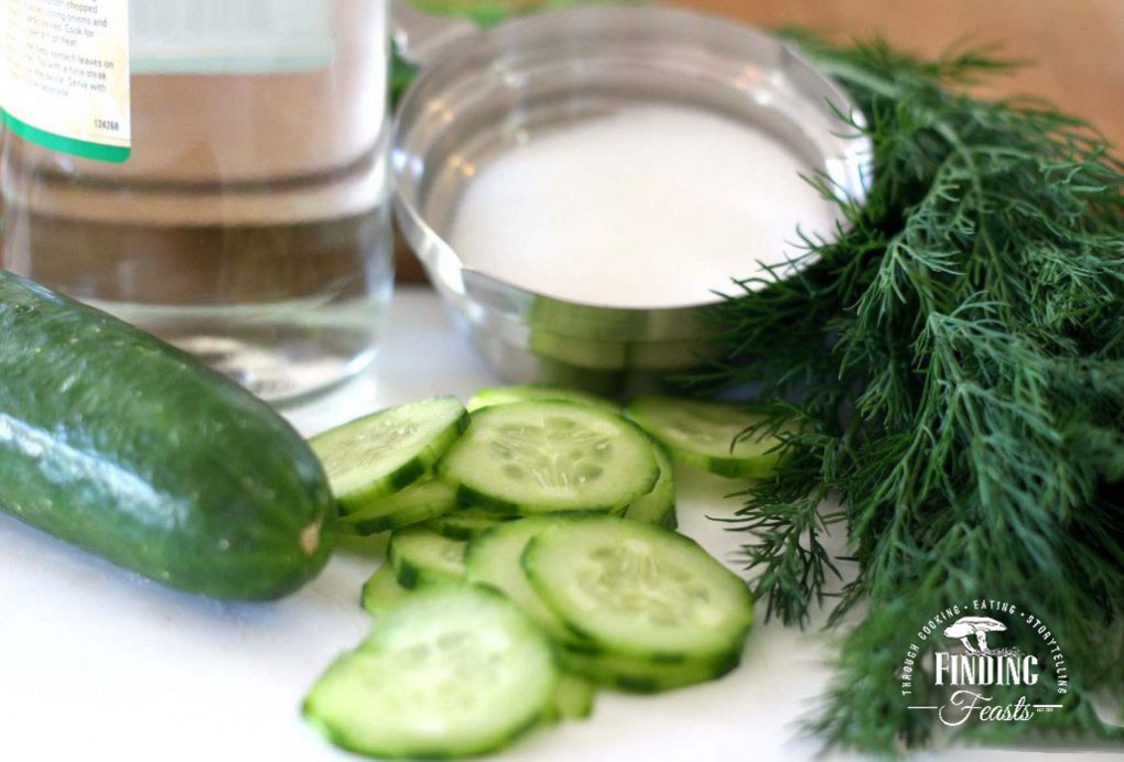 Kurkku Tilli Salaatti – Finnish Pickled Cucumber & Dill Salad